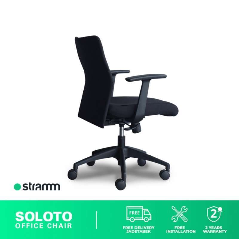 Promo Kursi Kantor Ergonomis Stramm Soloto III Diskon 33% di Seller ...