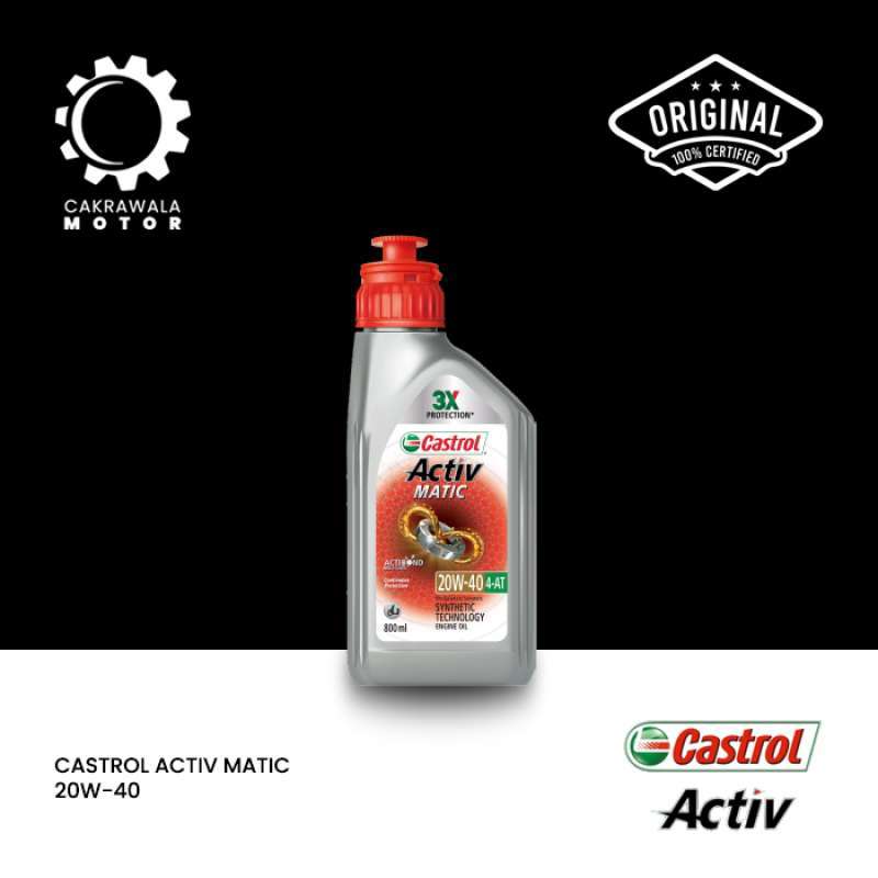 Jual Oli Mesin Motor Castrol Activ Matic 20w-40 Di Seller Cakrawala ...