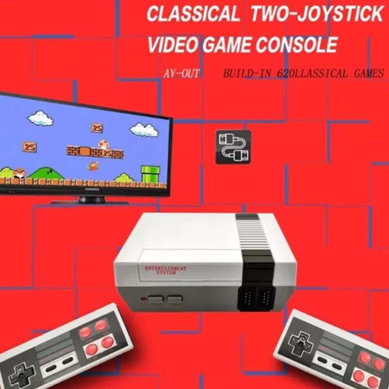 Jual Nintendo NES Clone 620 Game Retro Mini Built in Classic Games ...