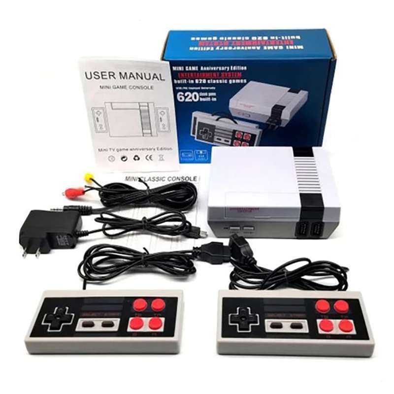 Jual Nintendo NES Clone 620 Game Retro Mini Built in Classic Games ...