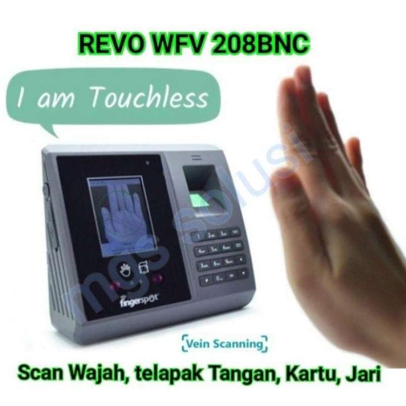 Promo Mesin Absensi Wifi Revo Wfv 208bnc Scan Absen Jari Kartu Wajah Telapak Diskon 33 Di