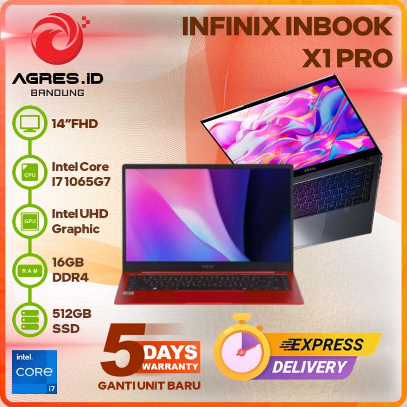 Jual Infinix Inbook X1 Pro I7 1065g7 16gb 512gb W10 14.0fhd Ips 100srgb ...