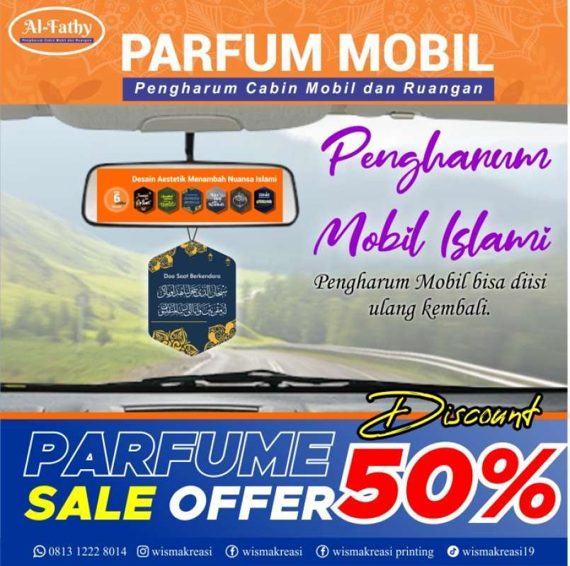 Promo PARFUM MOBIL DENGAN AROMA PREMIUM PEWANGI DENGAN DESAIN ISLAMI ...