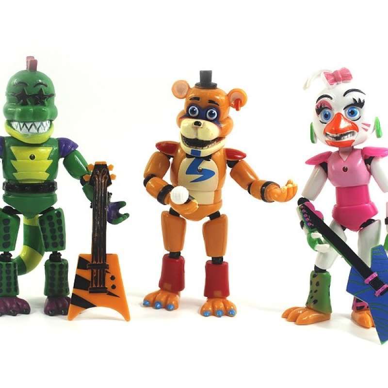 Jual MAINAN FIVE NIGHTS AT FREDDY FIGURE SET 5 FNAF SECURITY BREACH ...