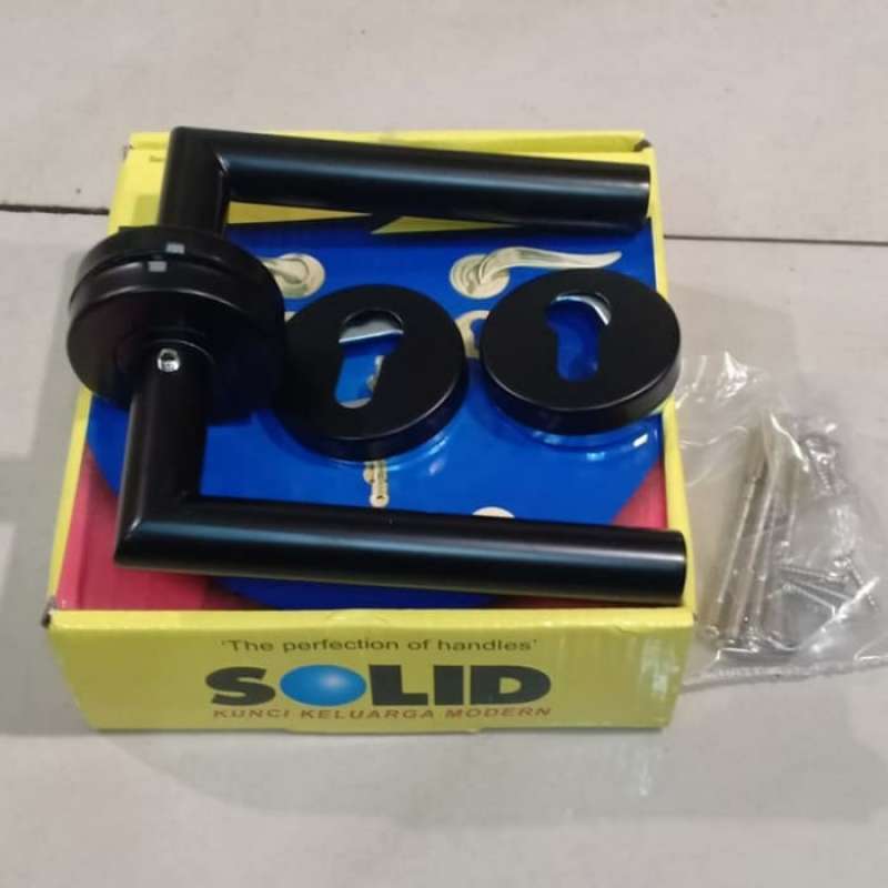 Promo Handle Pintu Solid 61.41 Black Diskon 23% Di Seller Cv. Kenesi ...