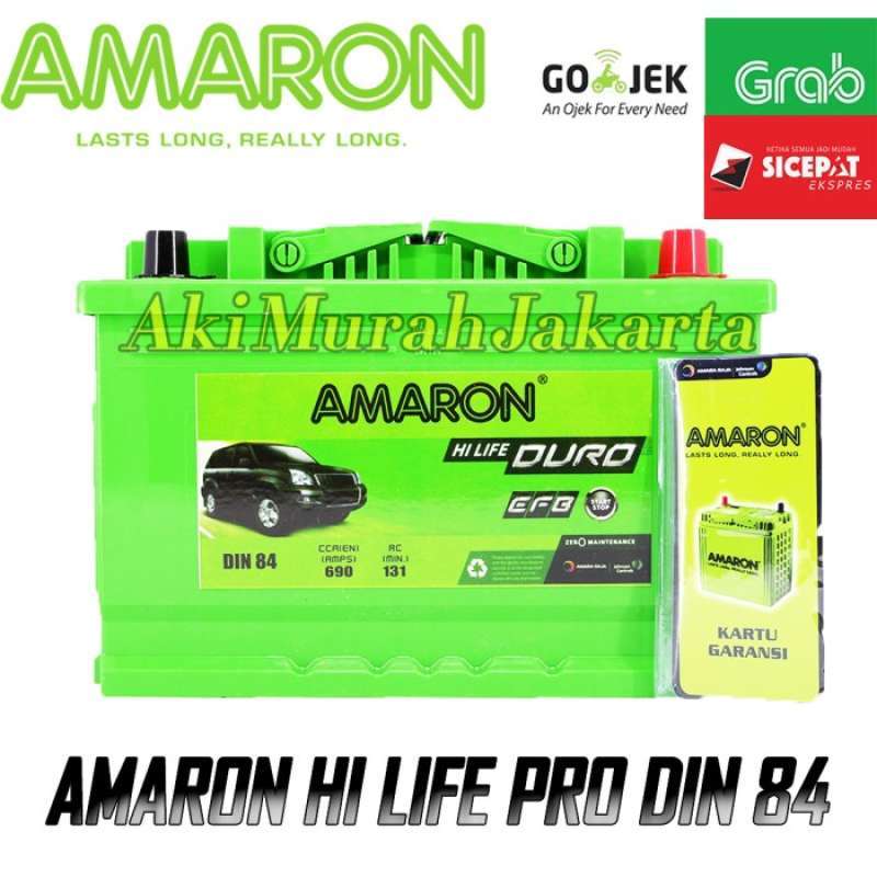 Promo Aki Mobil Innova Reborn Diesel Din 84 58024 Amaron Hi-life 84ah ...