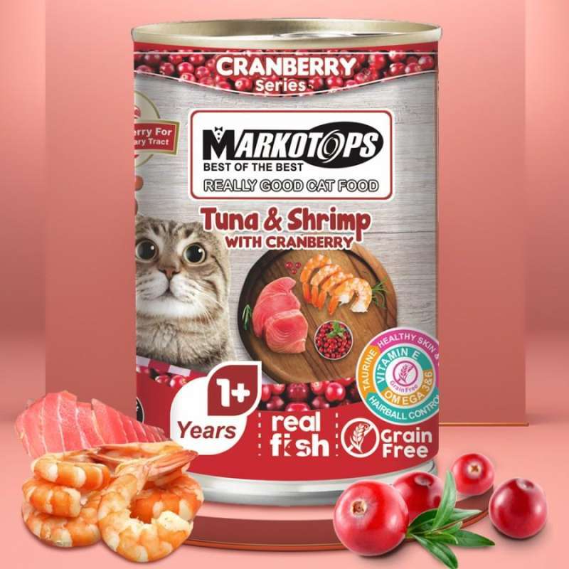 Jual Markotop Kaleng 400 Gram Cranberry Makanan Kucing Kitten Mother ...