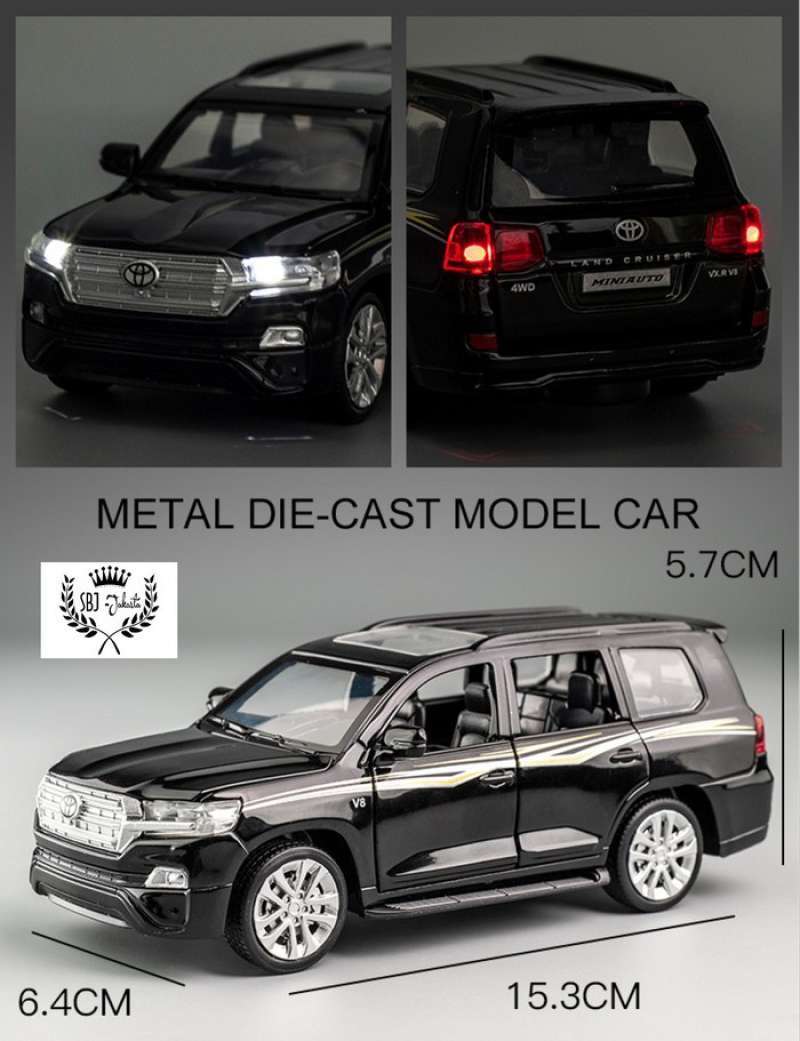 Promo SILAKAN BELI - Diecast Miniatur mobil Toyota Land Cruiser Metal ...