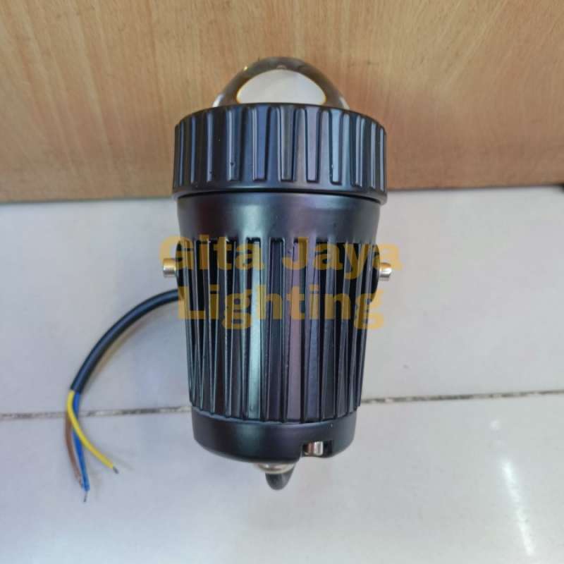 Promo Lampu Taman Led Kaca Cembung 15 Watt Sorot Spotlight 220 Volt ...