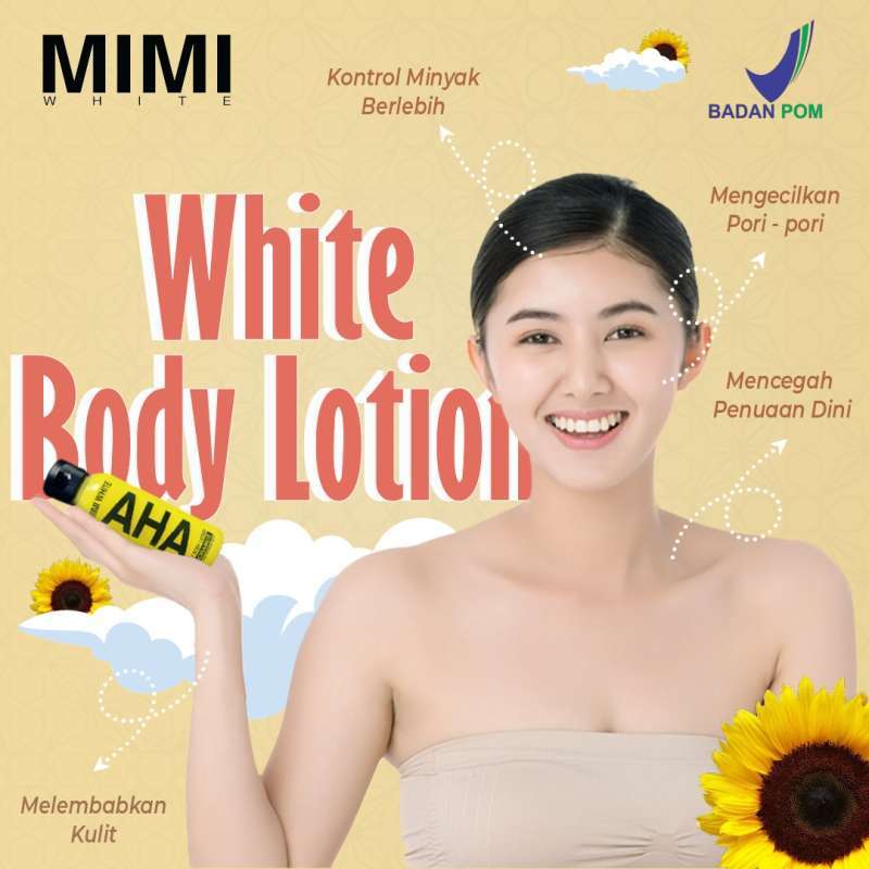 Promo Mimi White Hyaluronic Acid Ceramide Serum 30 Ml + Body Lotion ...
