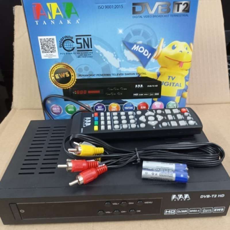 Promo Set Top Box Stb Digital Dvb T2 Merek Tanaka Type Dvbt2 Diskon 23% ...