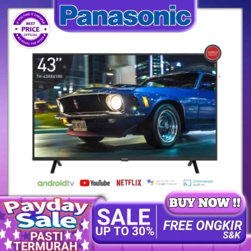 Promo 43HX610G Led Smart TV 43 Inch Android TV 4K UHD HDR Youtube ...