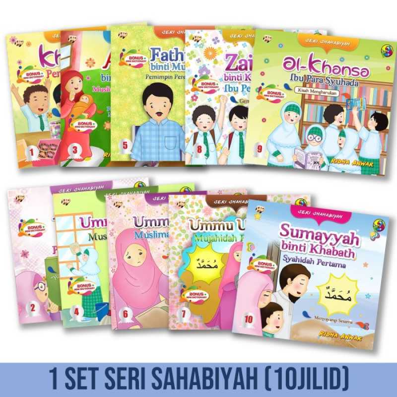 Jual Buku Anak Islami Seri Sahabiyah Rasul 1 Set (10 Buku) Di Seller ...