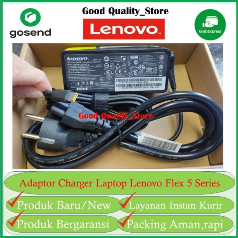 Promo Adapter Charger Lenovo Ideapad Flex 5 14ITL05 65W USB-C (3-pin ...