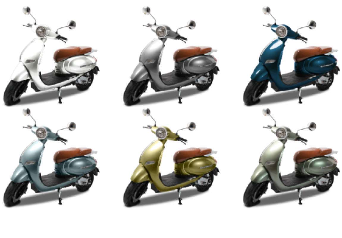 Jual Motor Listrik E-Nine V5 Scooter Matic Vespa Cloud Power 4.0 Disc ...