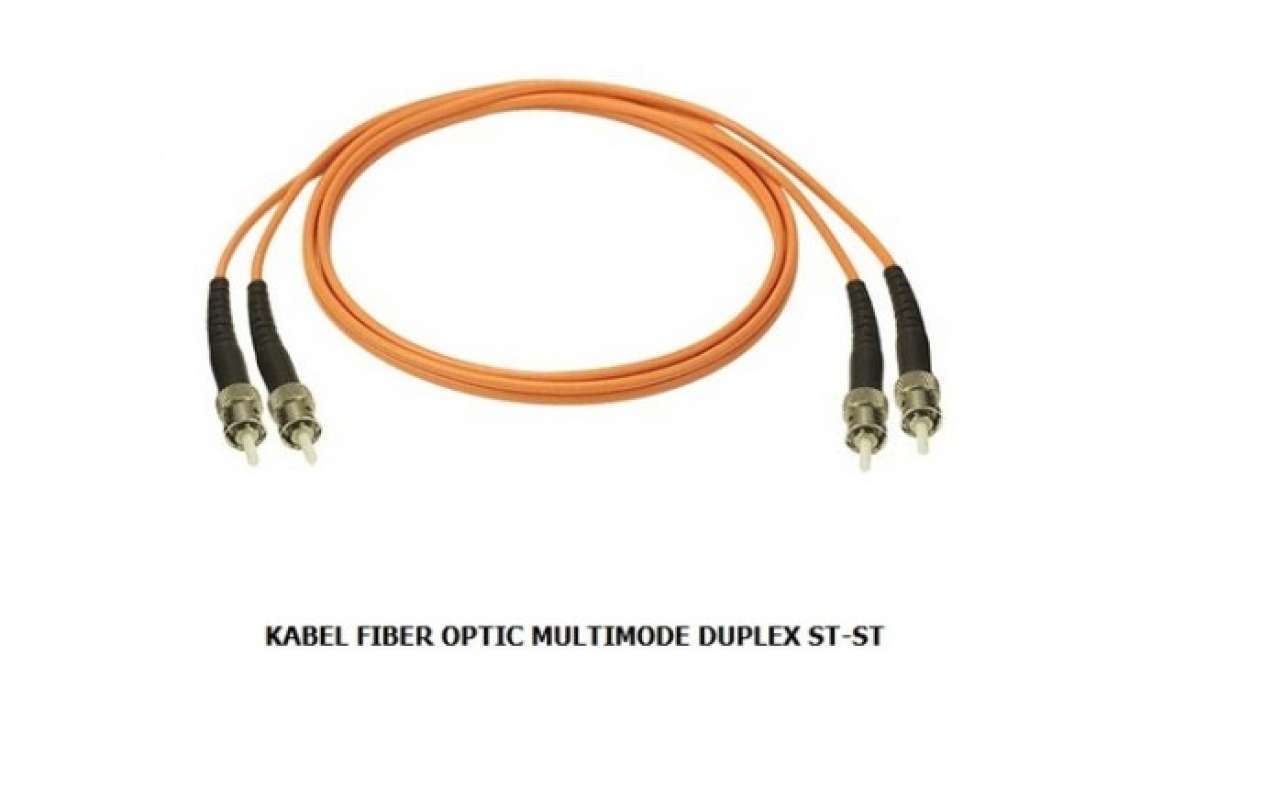 Promo KABEL FIBER OPTIC MULTIMODE DUPLEX ST-ST 10 meter Diskon 23% di ...