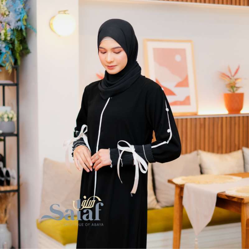 Jual Gamis Hitam Abaya Turkey Bahan Kain Saudi Di Seller Salaf ...