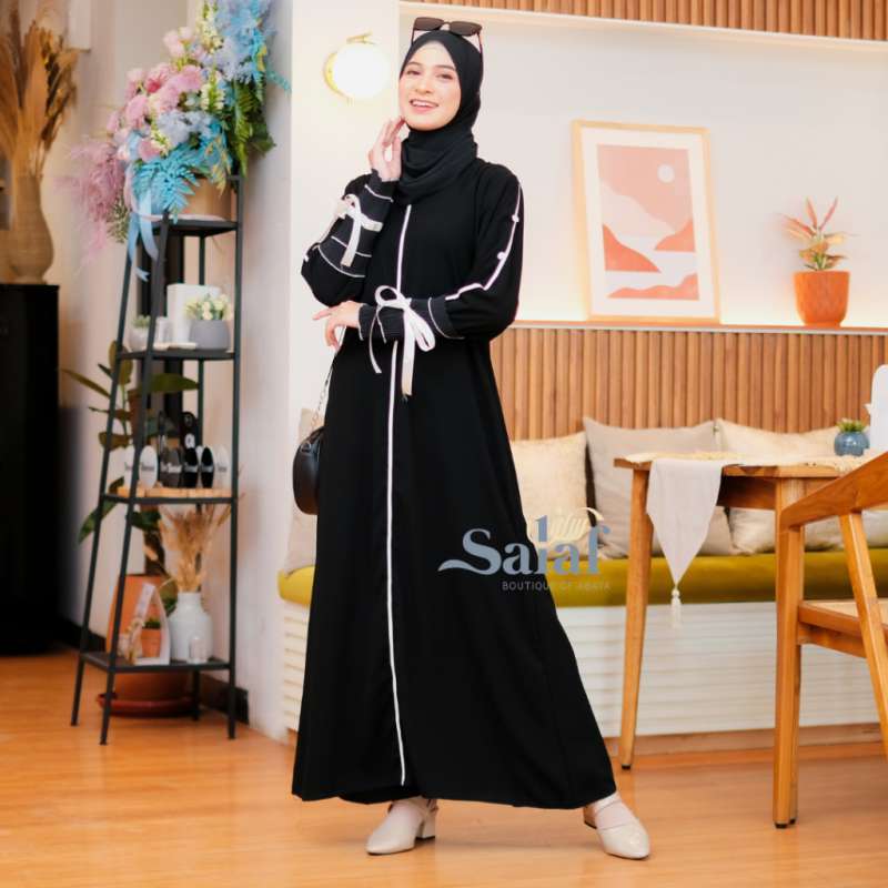 Jual Gamis Hitam Abaya Turkey Bahan Kain Saudi Di Seller Salaf ...
