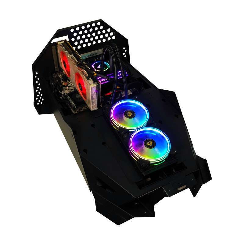 Promo Casing Gaming Prime P-[n] White Alumunium Gaming Case Unique ...