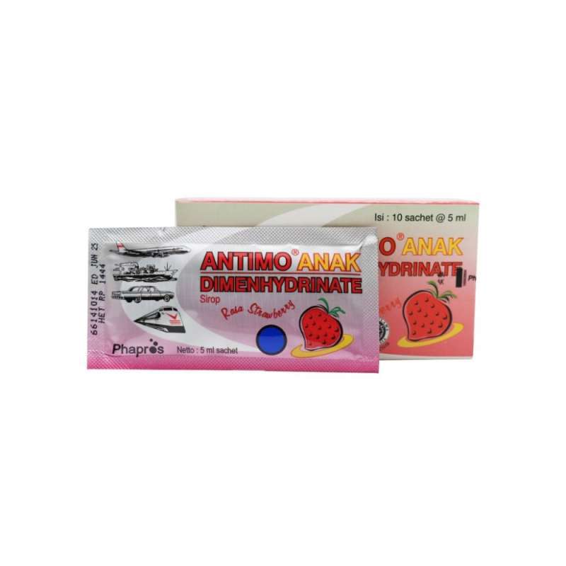 Jual Antimo Anak Sirup Strawbery 5ml (1 Dos Isi 10 Sachet) Di Seller K24 Klik Official Store ...