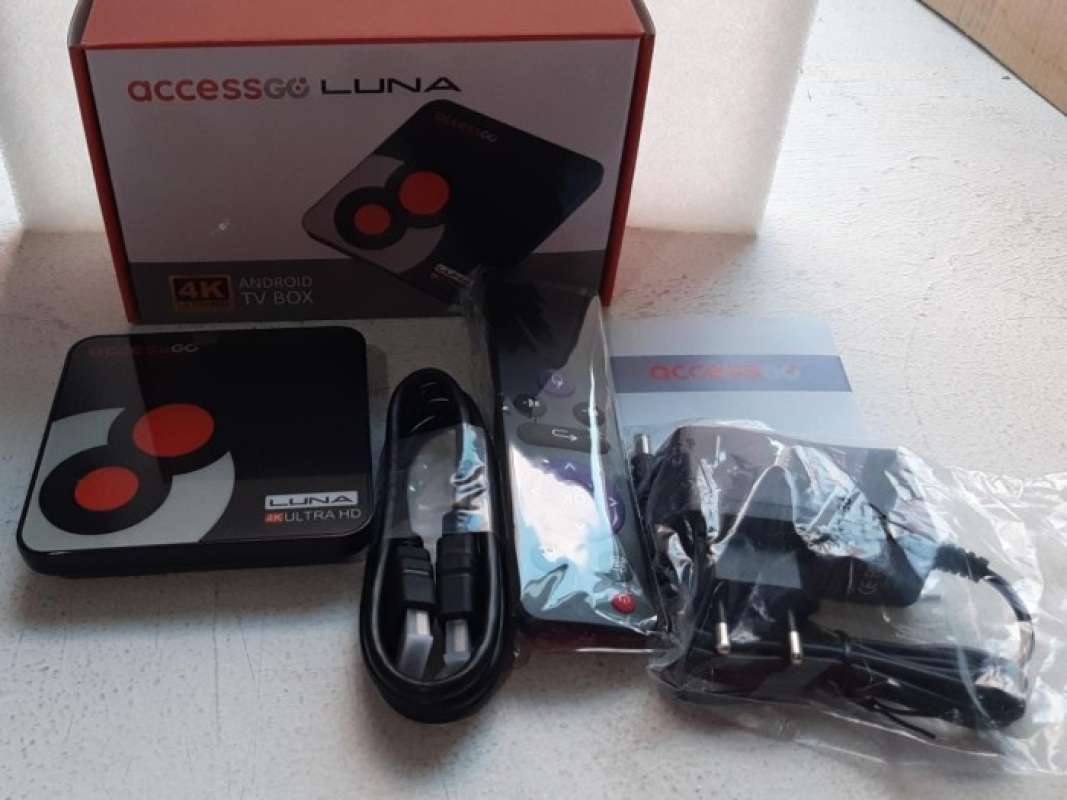 Jual Android Tv Box Accessgo Luna Bluetooth Miracast Resolusi 4k Di ...