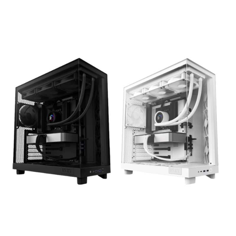 Jual NZXT H6 FLOW DUAL CHAMBER MID TOWER AIRFLOW CASE - White di Seller ...