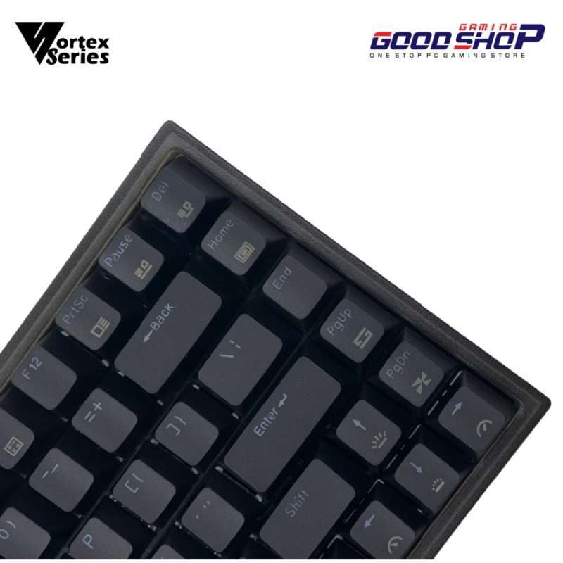 Promo Vortexseries Vx8 Mechanical Keyboard - Smokey Black - Gateron ...