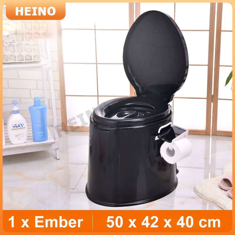 Jual Heino Toilet Portable Dewasa Aman Di Gunakan Kursi Toilet Duduk ...