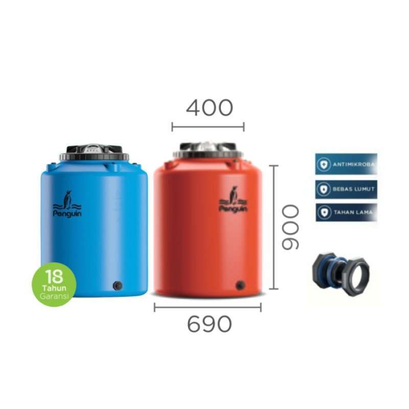 Jual Tangki Air Toren Air Plastik Tandon Air TB32 Penguin TB 32 300 liter di Seller Kyfazu Sofa ...