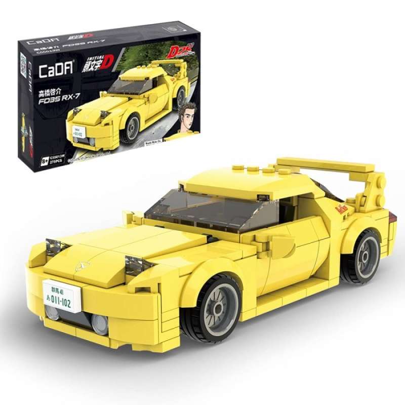 Promo Double E CADA Bricks Initial D Mazda FD35 RX-7 Official Licensed ...