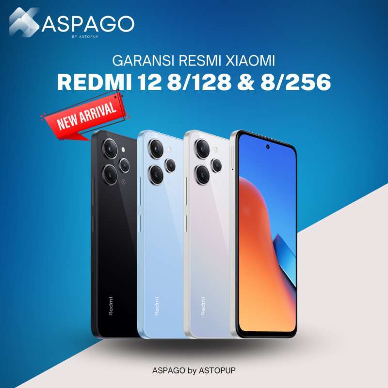 Promo Xiaomi Redmi 12 (8GB/128GB) MediaTek Helio G88 5000 mAh 18W 90Hz ...