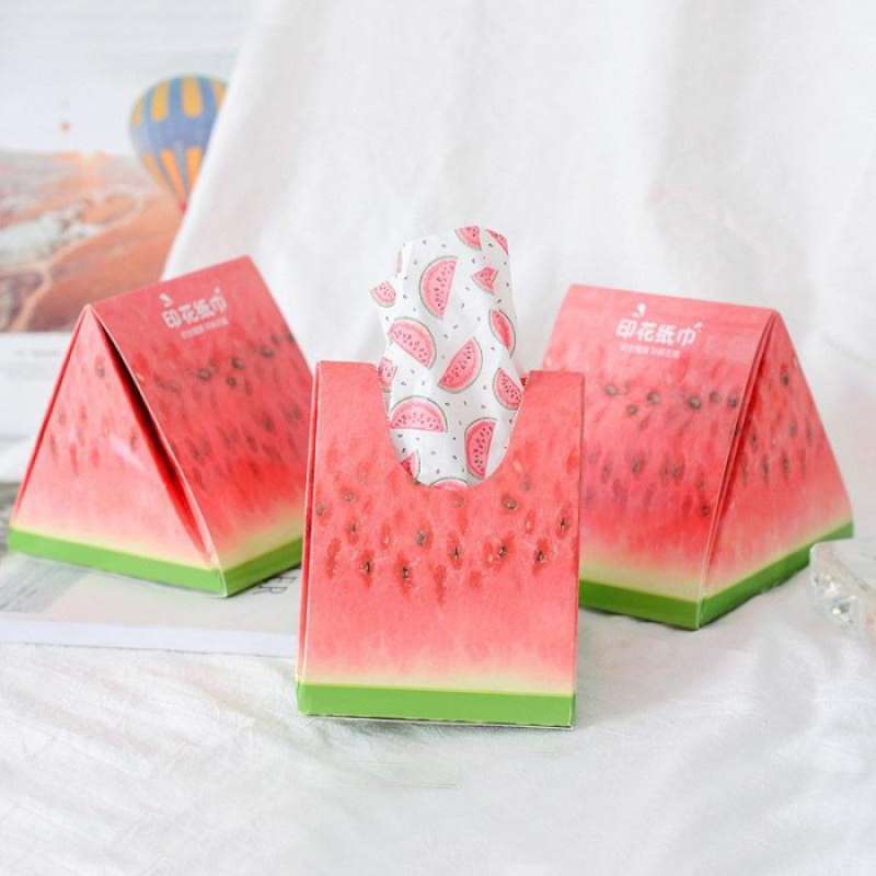 Jual Tissue Kotak Semangka Watermelon Tissue Box 60 Sheet 20x19cm 617 ...