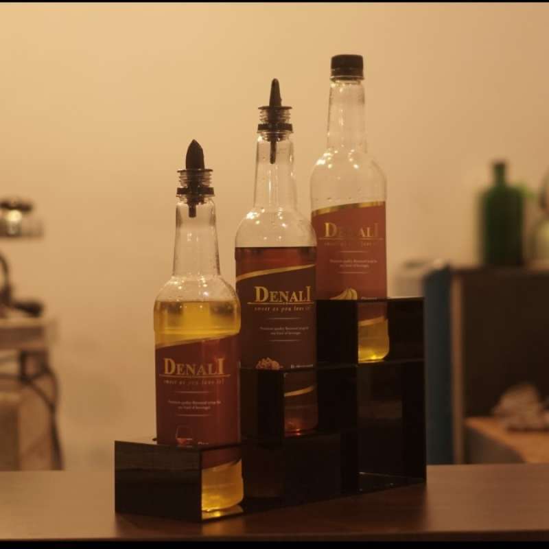 Promo Rak Akrilik Display Botol Sirup Isi 3 - Putih Diskon 35% Di ...