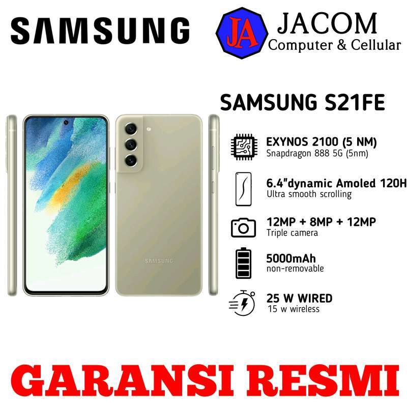 Jual Samsung Galaxy S21fe 8gb/256gb Garansi Resmi Di Seller Jacom - Jacom - Kota Metro | Blibli