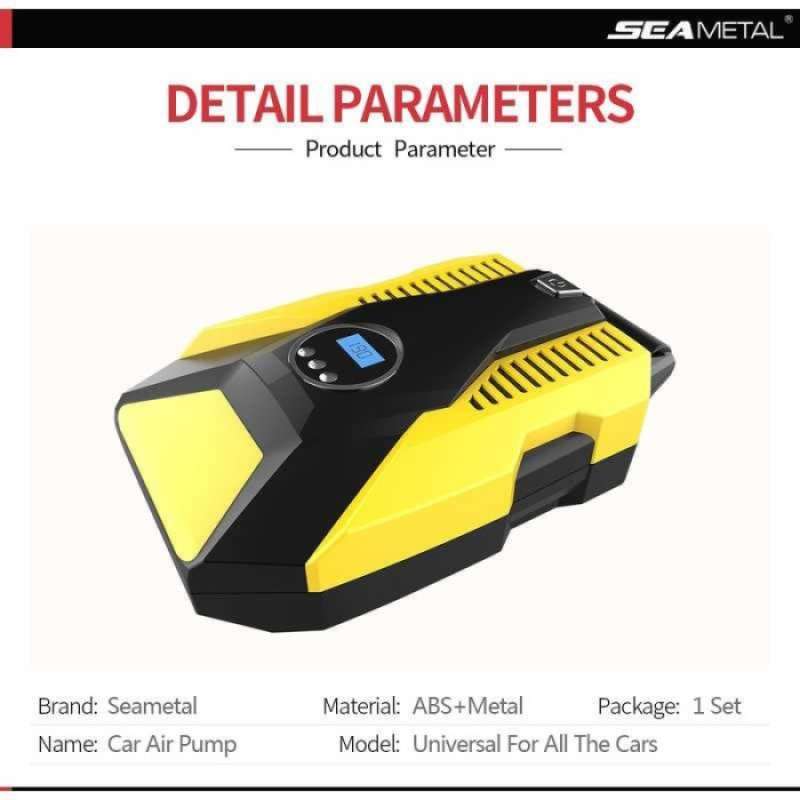 Promo Pompa Angin Kompressor Ban Mobil dan Motor - Model Koper dengan ...