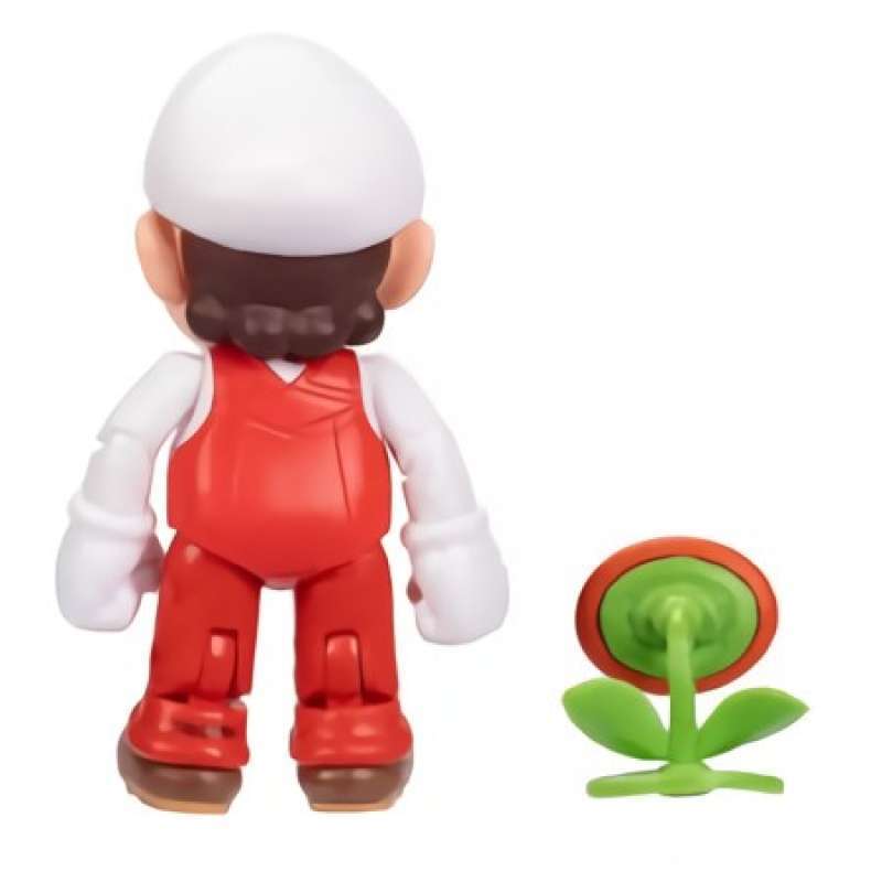 Jual Super Mario Fire Mario 4 with Fire Flower Action Figure Artikulasi ...