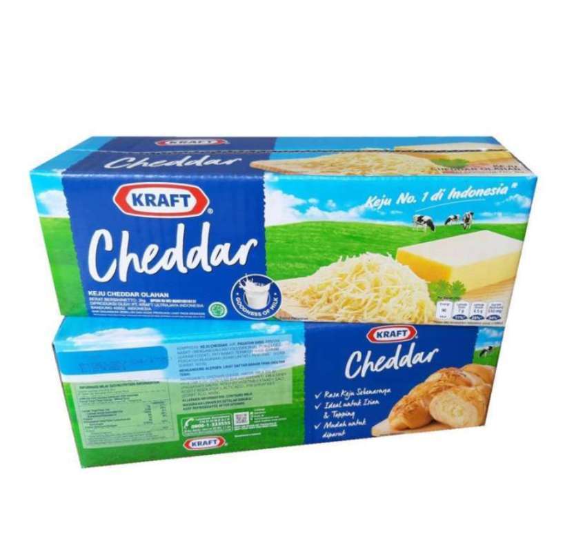 Promo Kraft Cheddar [2 KG] Diskon 11% di Seller Kraft Official store ...