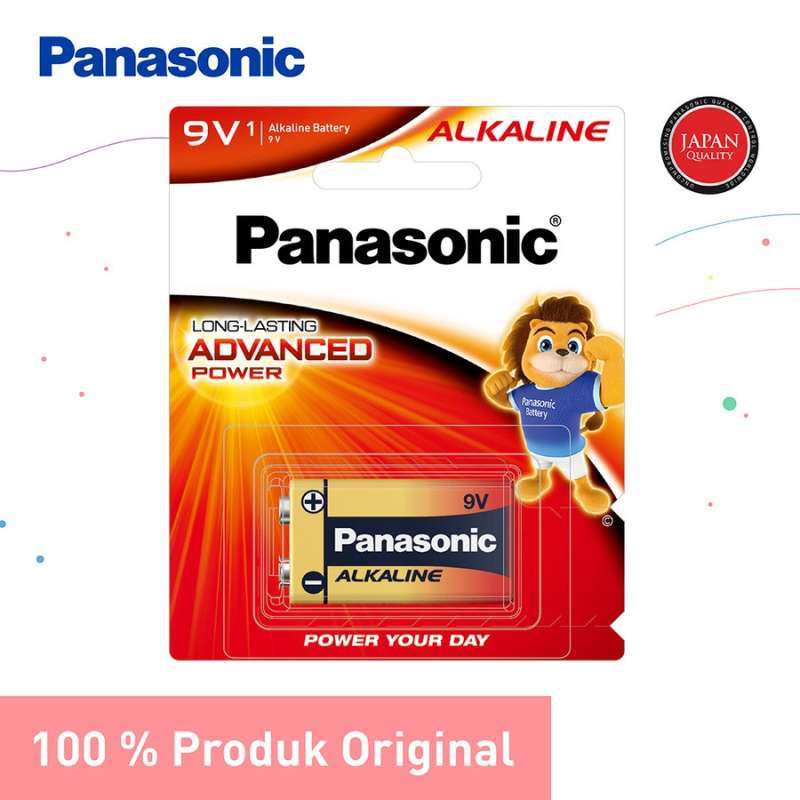Promo Panasonic Baterai Kotak Alkaline 9v Panasonic Alkaline Battery 9v Diskon 25% Di Seller ...