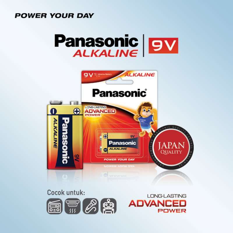 Promo Panasonic Baterai Kotak Alkaline 9v Panasonic Alkaline Battery 9v Diskon 25% Di Seller ...