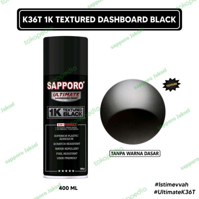Jual Sapporo Ultimate K36t Texture Dashboard Black / Cat Semprot Sapporo Di Seller Premier ...