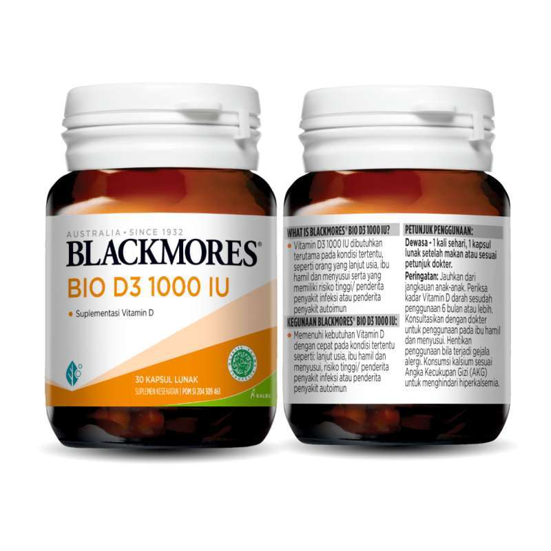 Jual Blackmores Bones And Joints Health Bio D3 1000 Iu Calcimag Multi ...