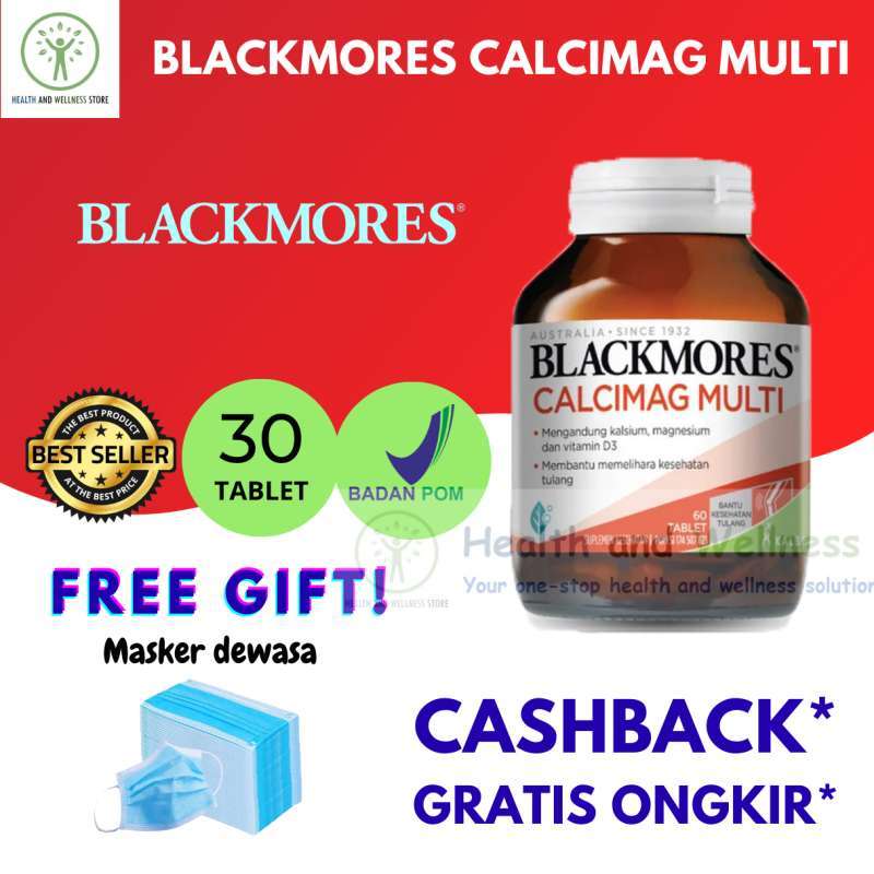 Jual Blackmores Bones And Joints Health Bio D3 1000 Iu Calcimag Multi ...