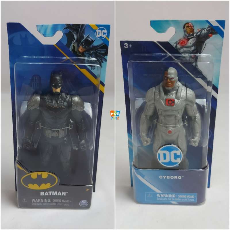 Promo Robot Action Figure Dc Superman Batman Robin Spinmaster Justice ...