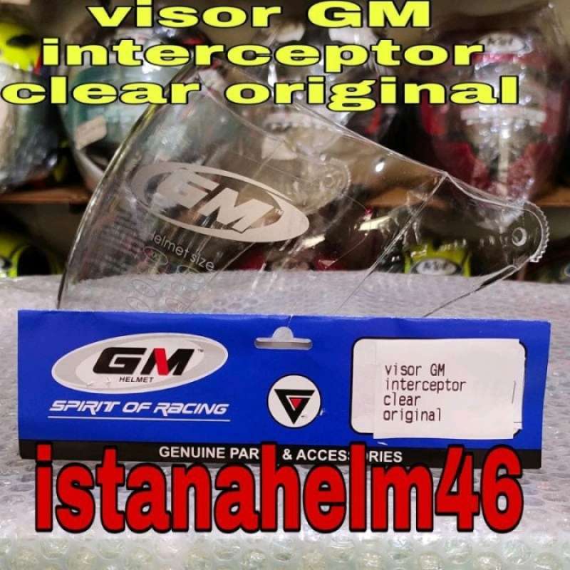 Promo Kaca Helm Visor Helm Gm Interceptor Clear Gm - Seaesaw Diskon 50% ...