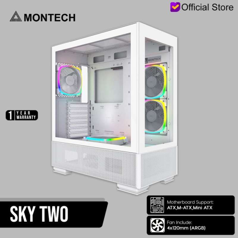 Promo Promo Montech Sky Two Mid Tower Atx Case Promo Diskon 8% di ...