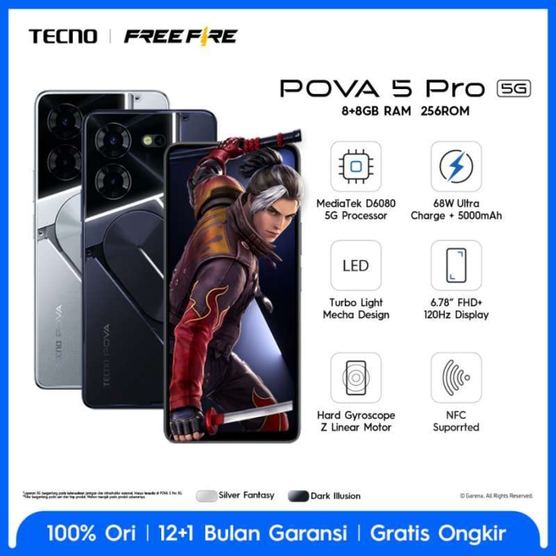 Lcd Tecno Pova 5 Pro 🔥 Harga & Spesifikasi Terbaru Januari 2026