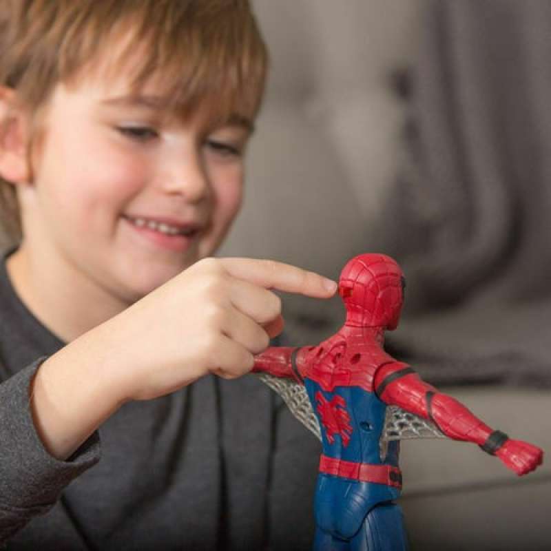 Promo Spider-Man Homecoming Eye FX Electronic Talking Toy Action Figure ...