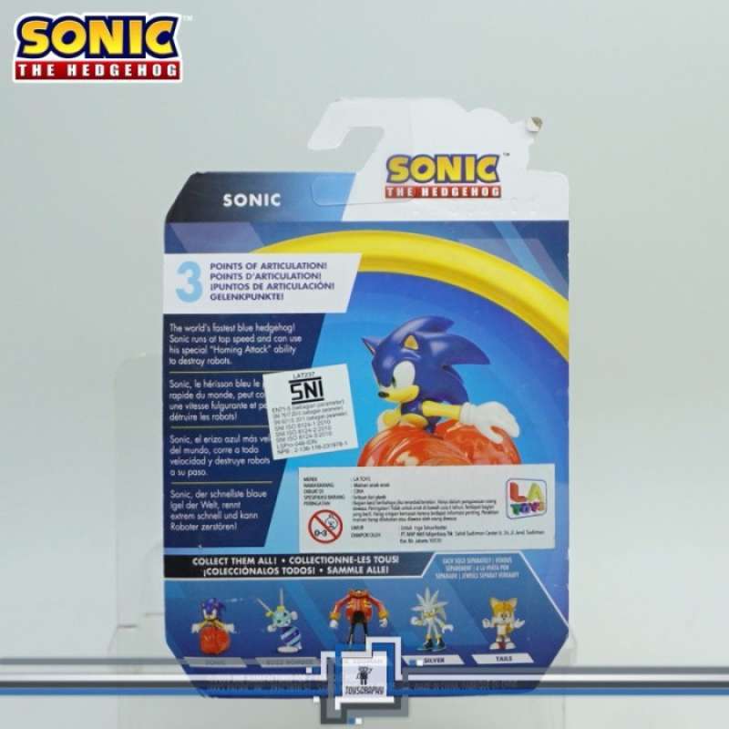 Jual Sonic The Hedgehog SONIC Running Action Figure 2,5 Articulated ...