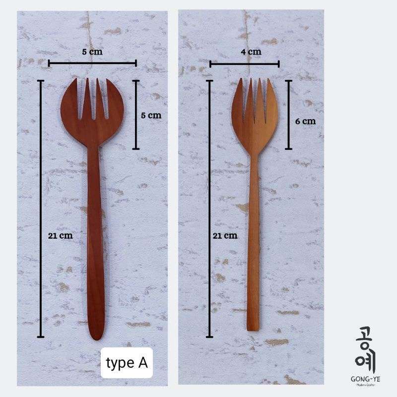 Promo Garpu Kayu Garpu Makan Bahan Kayu berbagai ukurans - Type A ...