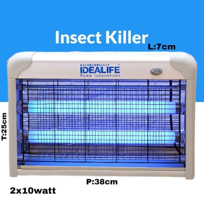 Promo Insect Killer Lamp - Pengendali Hama Nyamuk dan Lalat IDEALIFE ...